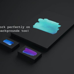 Digital Blue Watercolor Brush Stroke, Paper Crafts and Graphic Design ...