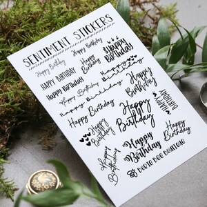 Sentiment Sticker Pack Inspirational Phrase Stickers Aesthetic Adulting ...