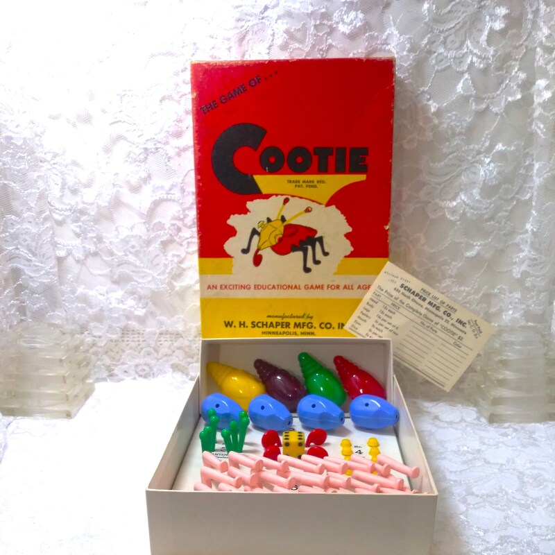 Vintage Cootie Game - Etsy