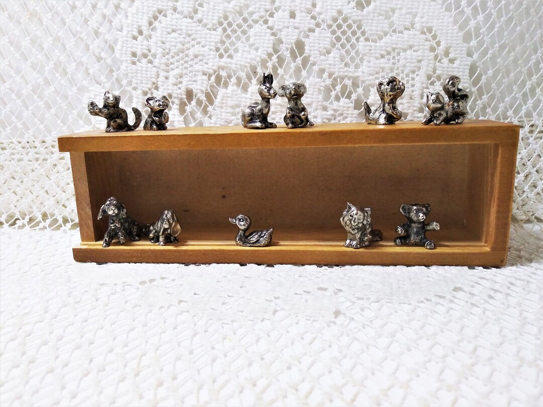 Vintage Metal Miniature Animal Figurines Tiny detailed Sold Separately ...