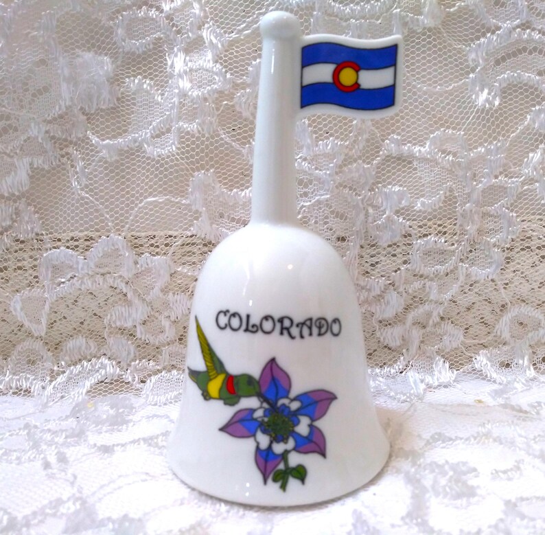 Souvenir Porcelain Bell ~ Western States ~ Sold Individually ~ Your ...