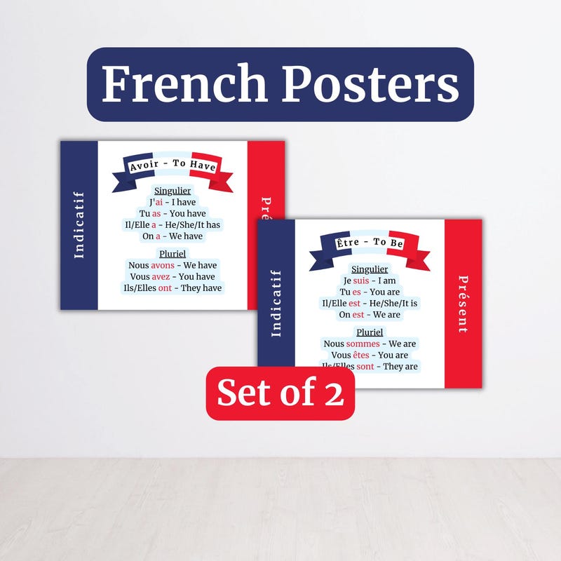 French Language Posters - Etsy