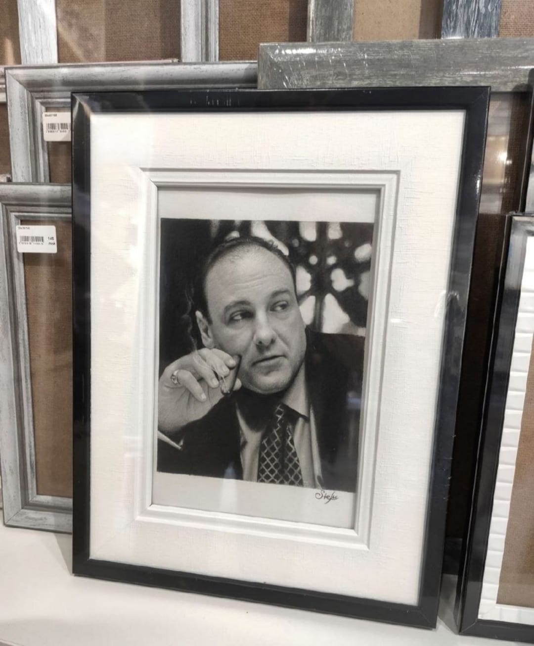 The Sopranos, James Gandolfini, Series, Custom Portrait From Photo ...