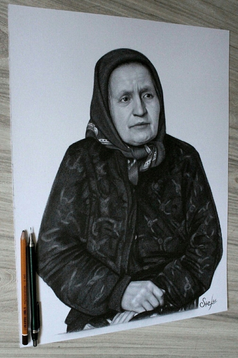 Custom Portrait From Photo Personalized Gift Family | Etsy