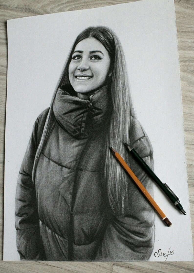 Digital Custom Portrait From Photo Personalized Gift Family - Etsy