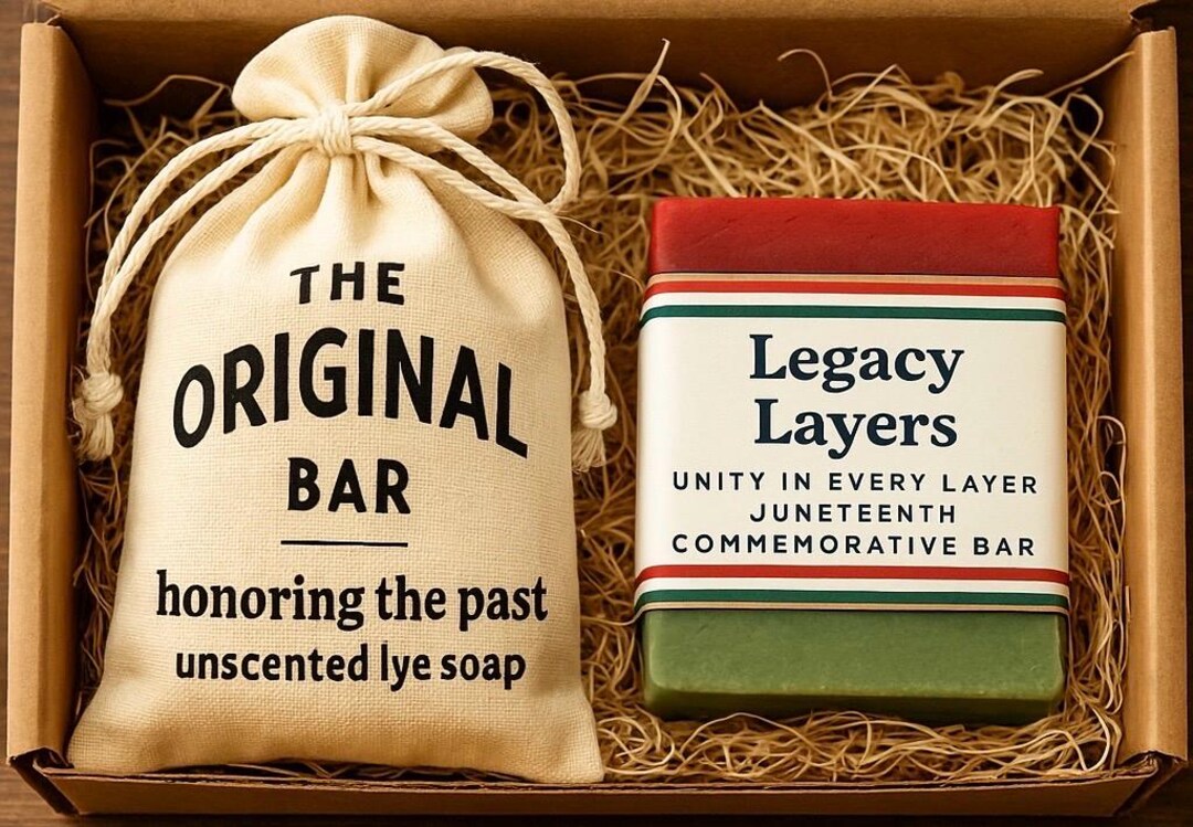 Juneteenth Soap Bar -limited Edition - 1865 Commemorative Soap - Tallow ...