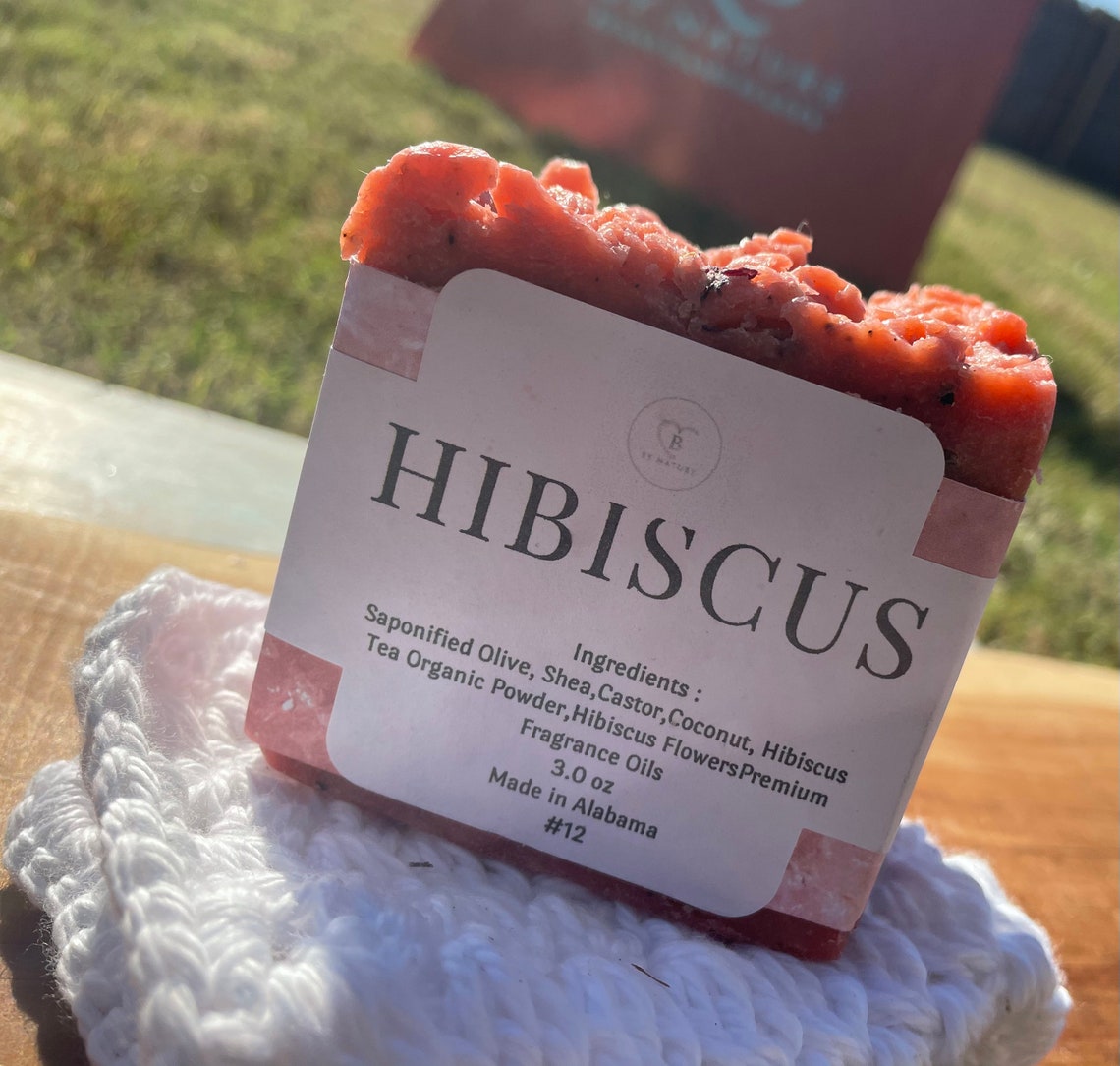 Hibiscus Soap Luxurious Hibiscus Soap Hibiscus and French | Etsy