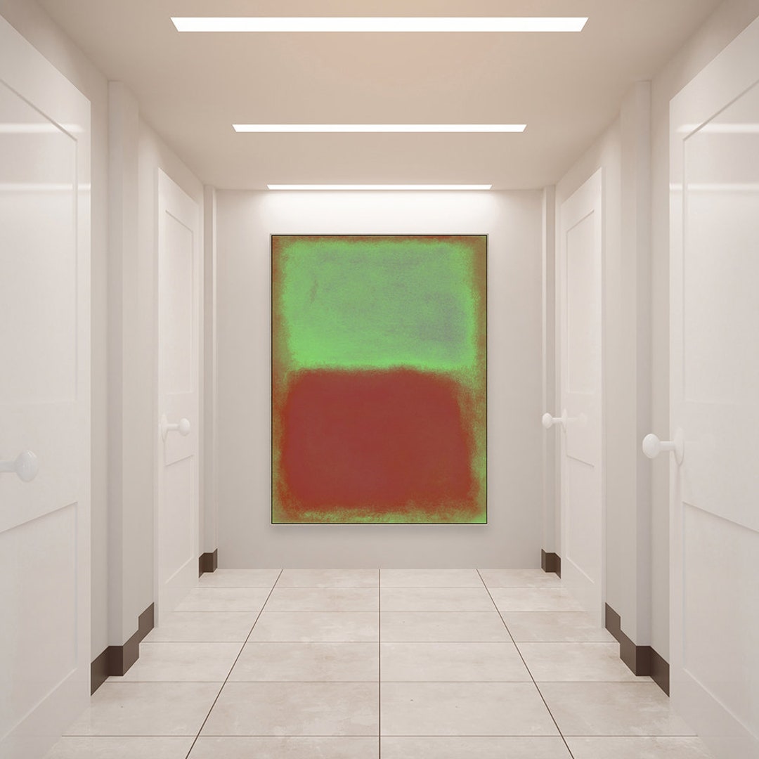 Acrylic Painting Abstract Expressionism Mark Rothko Color Field SALE - Etsy