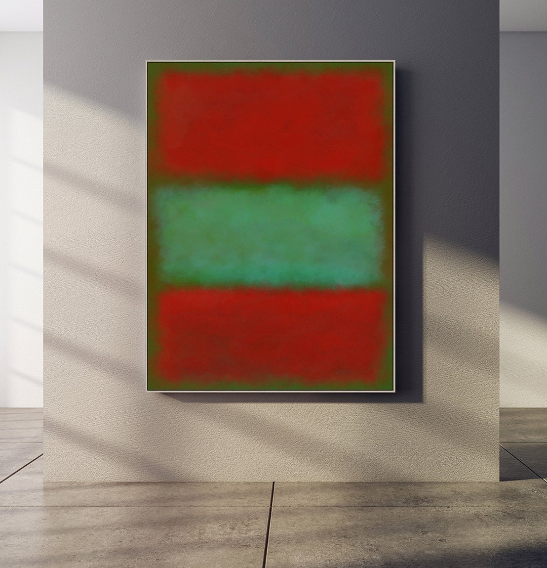 Acrylic Painting Abstract Expressionism Mark Rothko Color Field SALE - Etsy