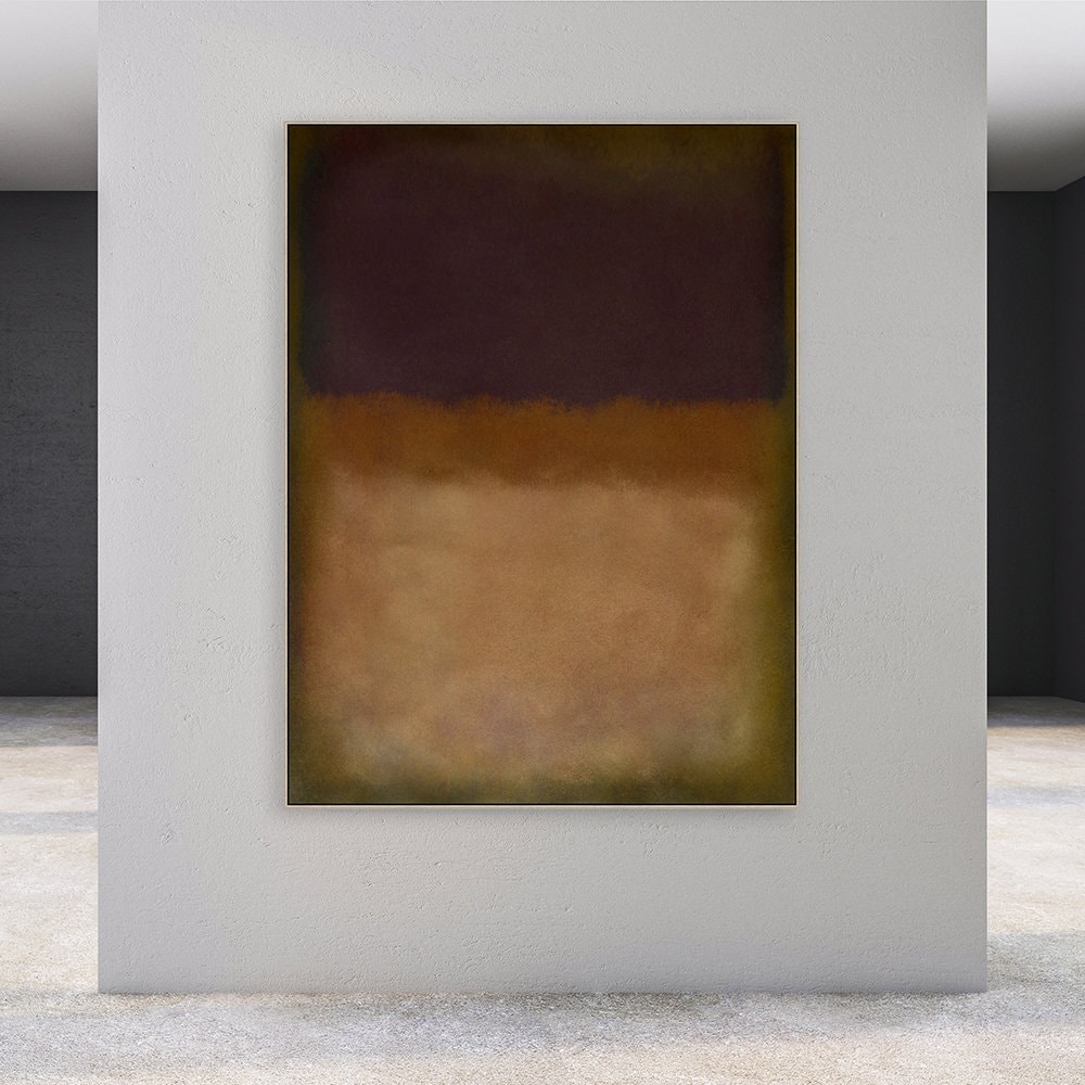 Acrylic Painting Abstract Expressionism Mark Rothko Color - Etsy