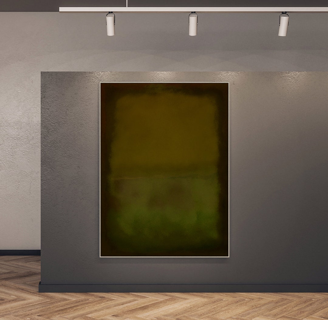 Acrylic Painting Abstract Expressionism Mark Rothko Color - Etsy