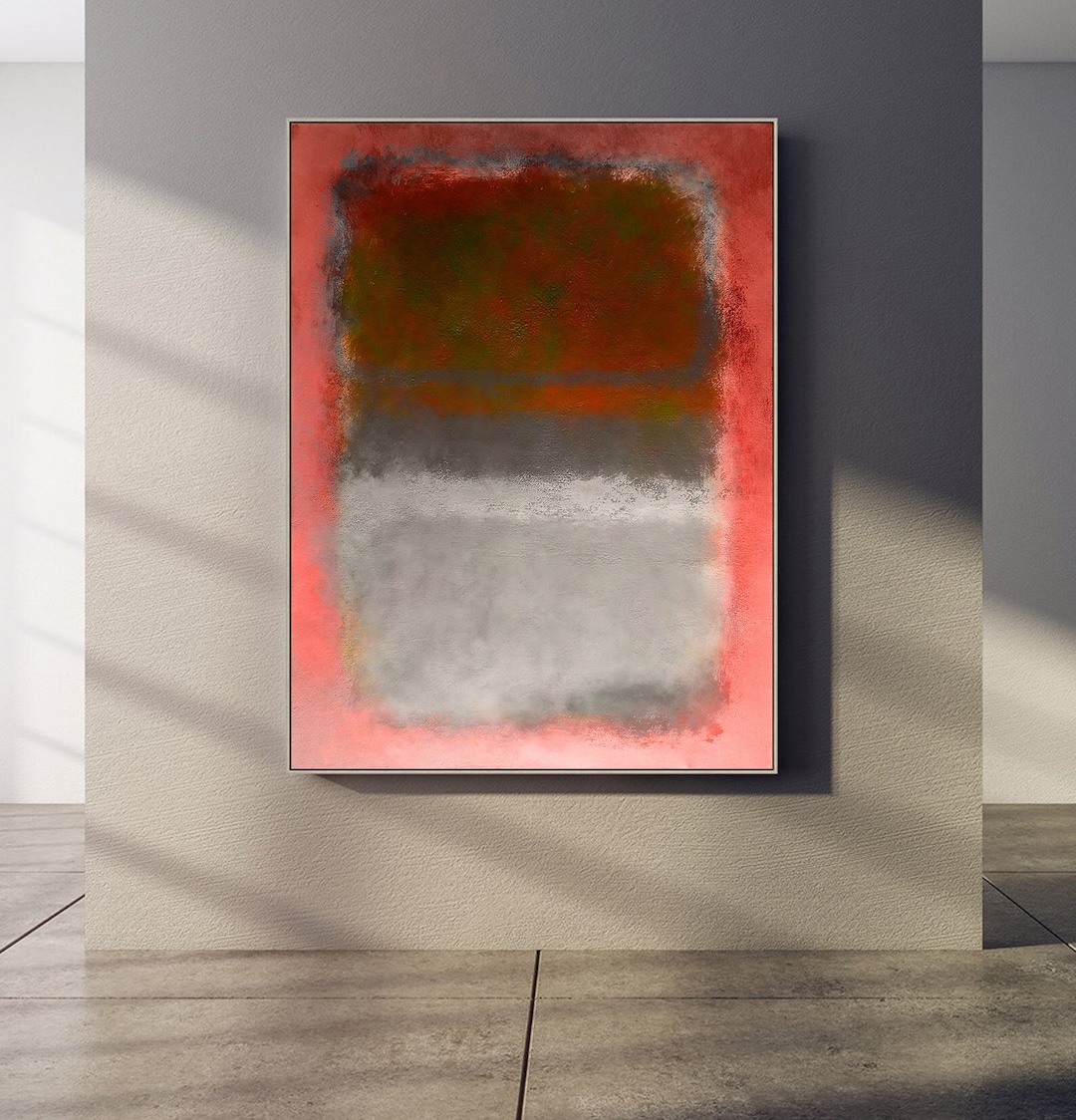 Mark Rothko Color Field Abstract Acrylic Painting SALE - Etsy
