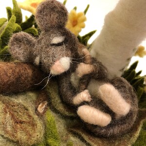 Little Mouse Takes A Nap Under the Mushroom - Etsy