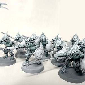 Warhammer Age of Sigmar Saurus Guard Helmets X10 - Etsy
