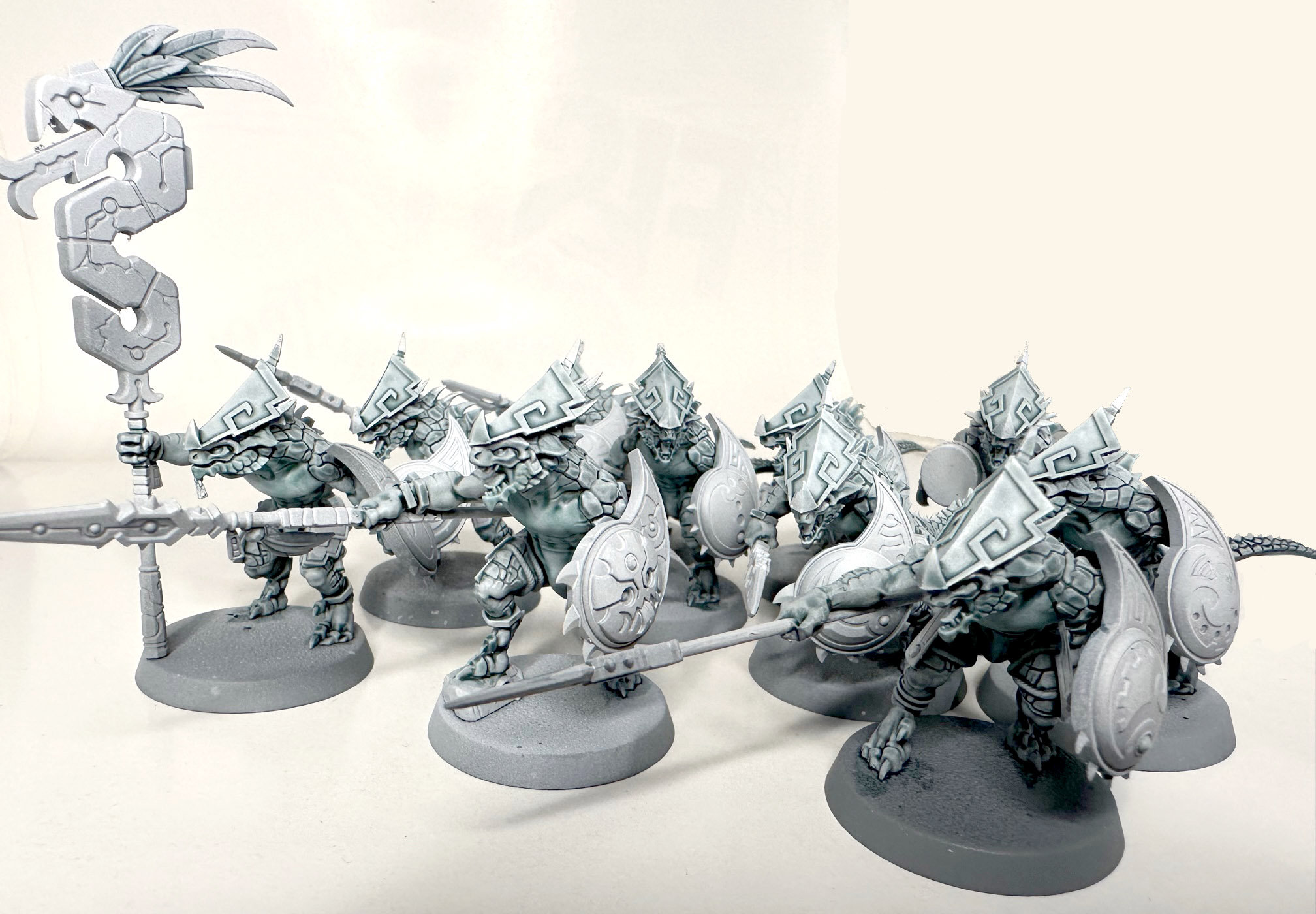 Warhammer Age of Sigmar Saurus Guard Helmets X10 - Etsy