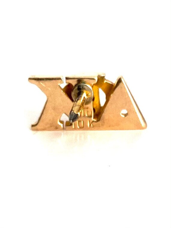 Vintage Delta Kappa Phi Fraternal Pin 10k Gold and Se… - Gem