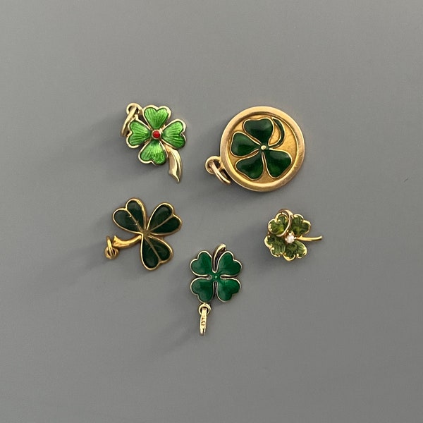 Shamrock Charm - Etsy