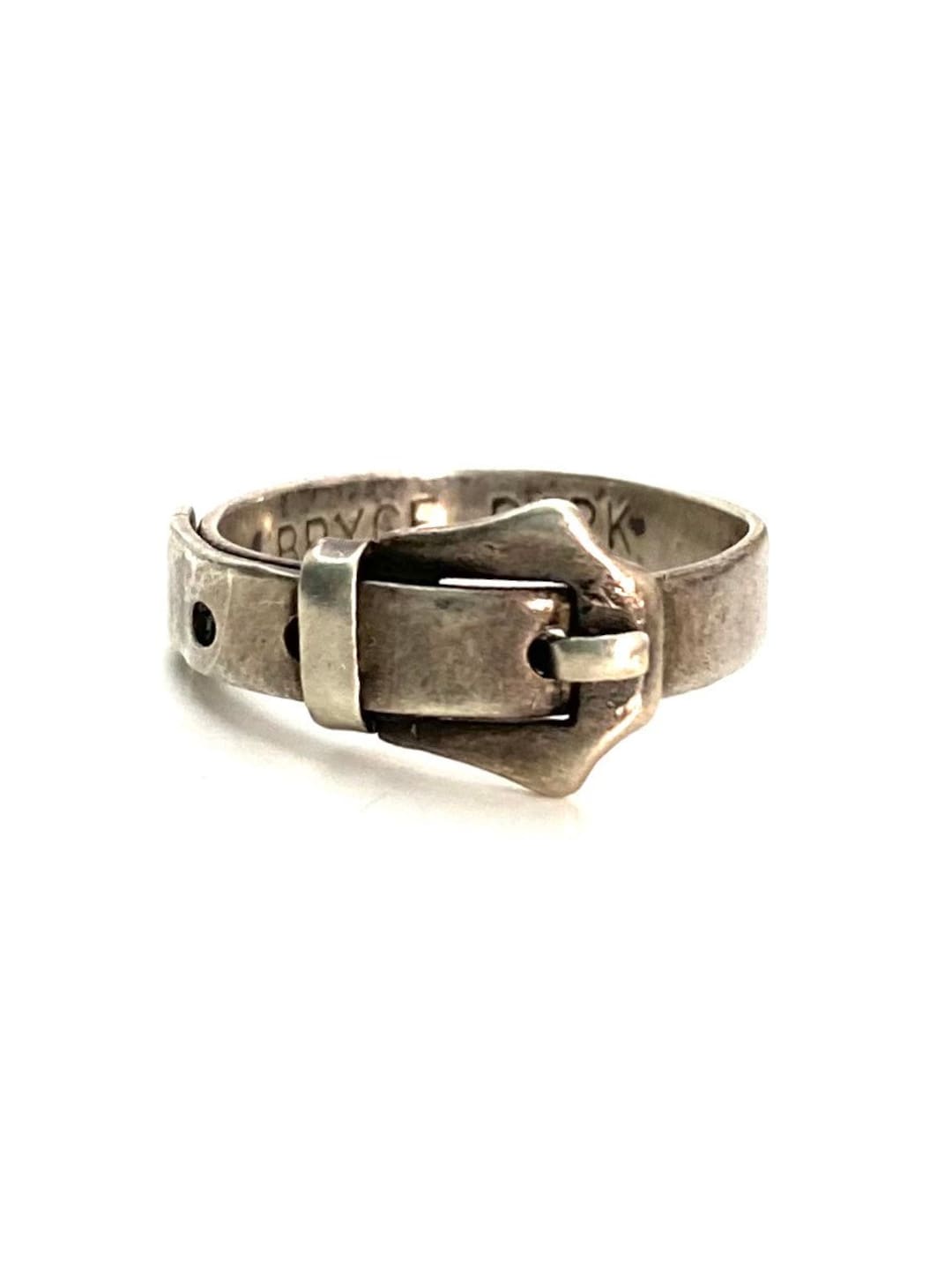 Victorian Silver Belt Buckle Ring Size 6.5US - Etsy