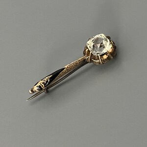 Antique Paste and Black Enamel Halley's Comet Pin Brooch - Etsy 日本