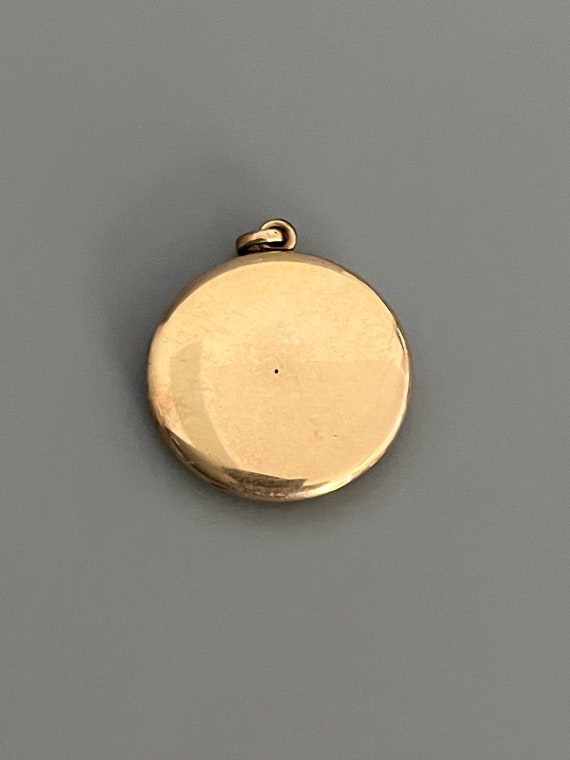 Antique Gold Enamel Fish Locket - Gem