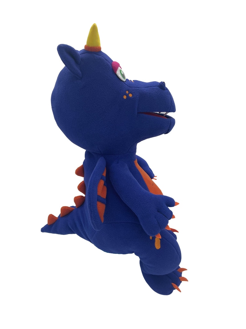 18" Hugo the Dragon Muppet Style Professional Dragon Hand Puppet - Etsy