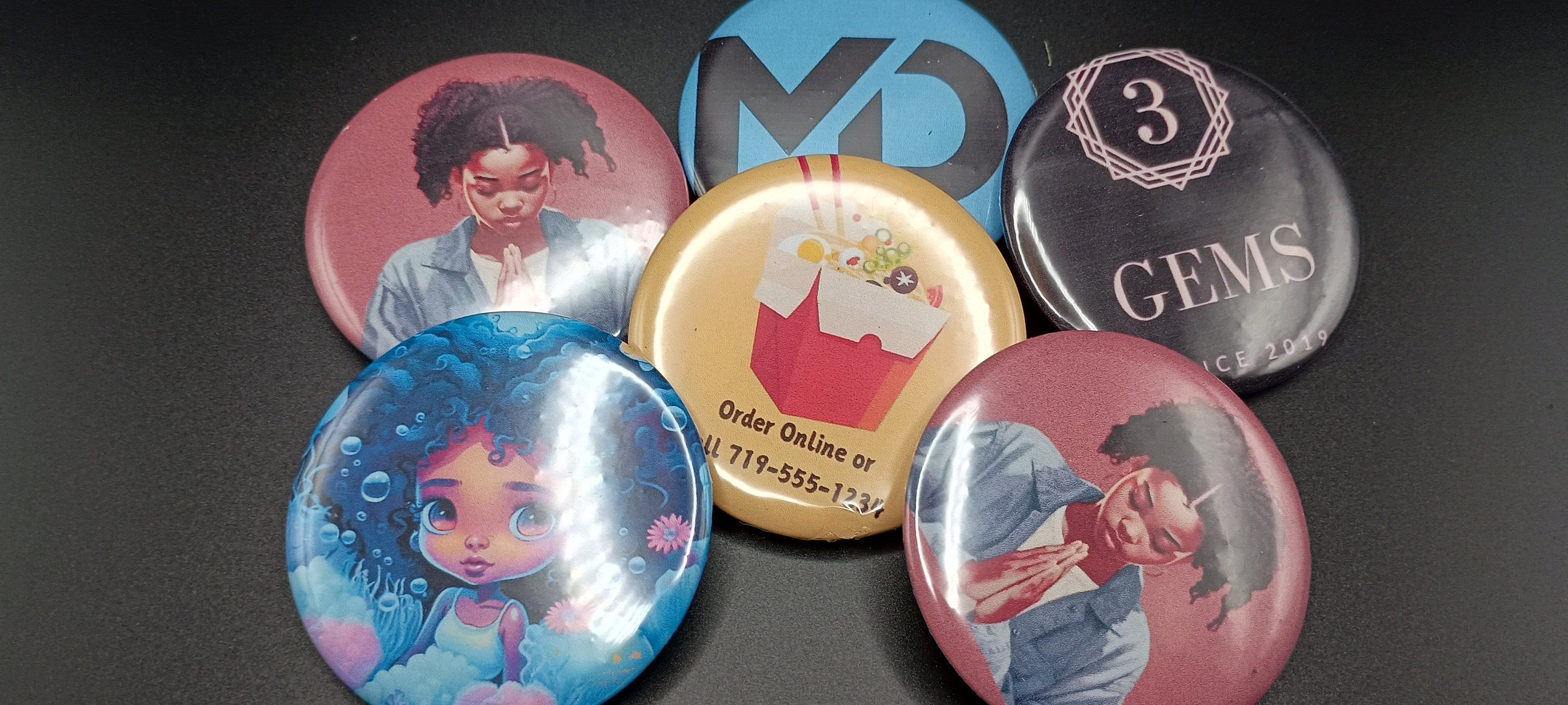2.25 Inch Custom Button Pins/ Bottle Opener/ Refrigerator Magnets - Etsy