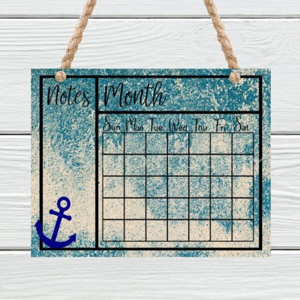 Beach Calendar - Etsy