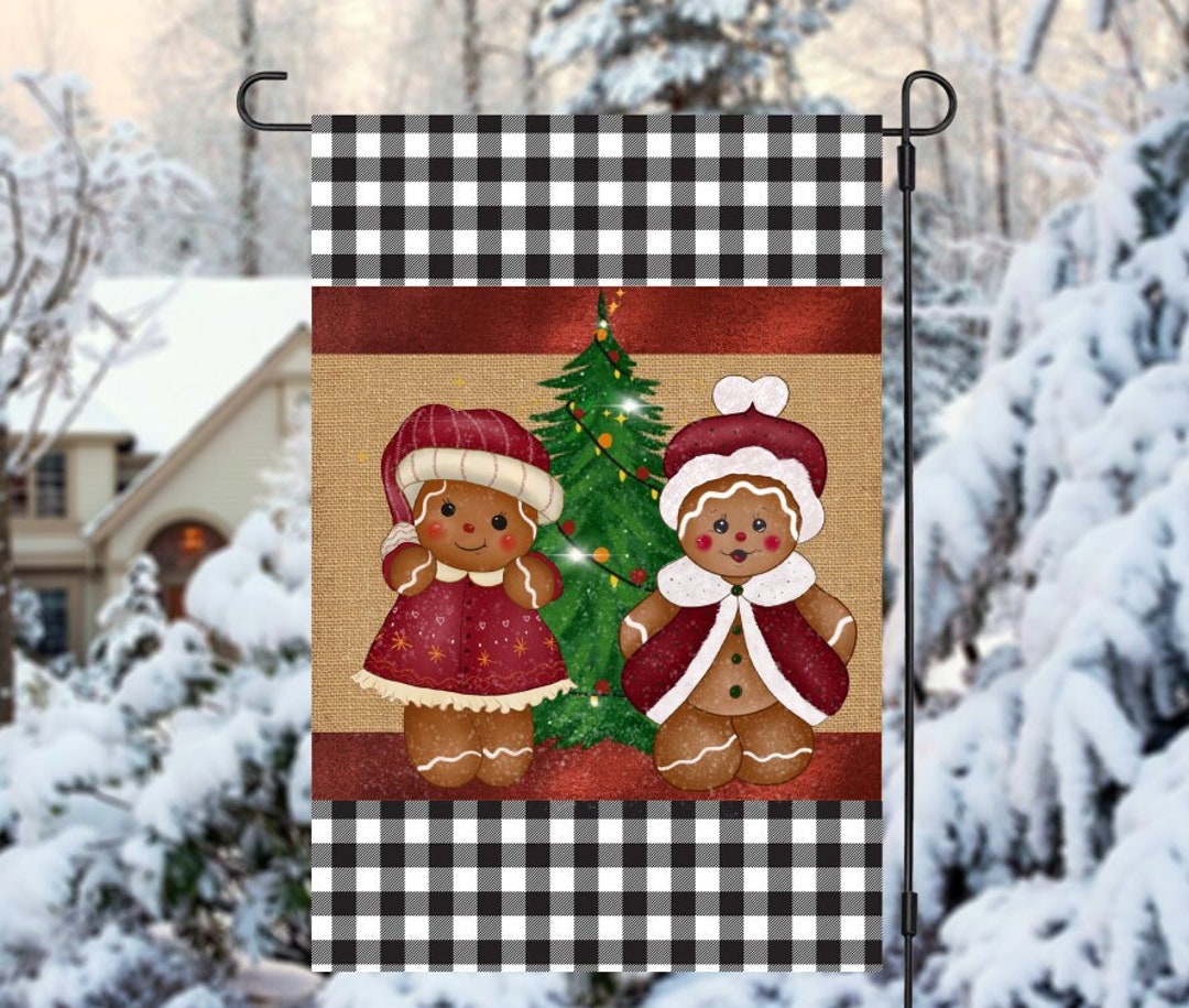 Gingerbread Flag Png,instant Download, Clipart, Gingerbread Sublimation ...