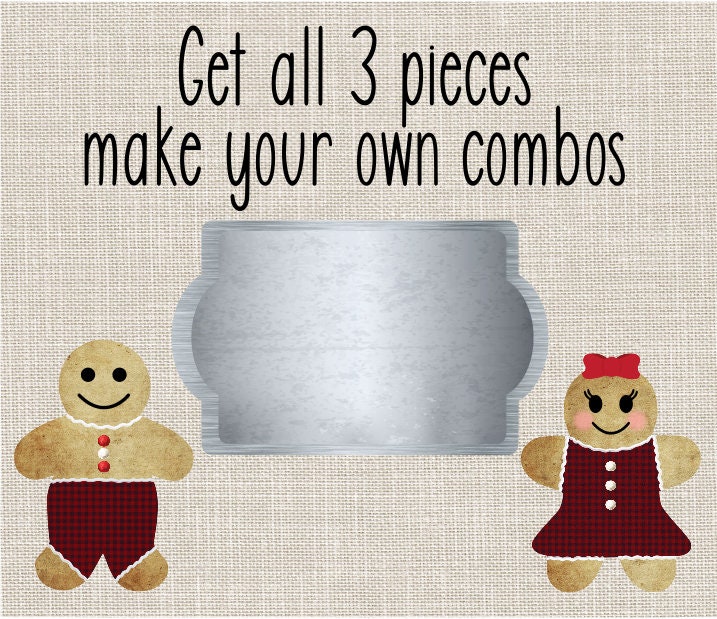Ginger Bread Pan Bundle Png Instant Download Christmas - Etsy