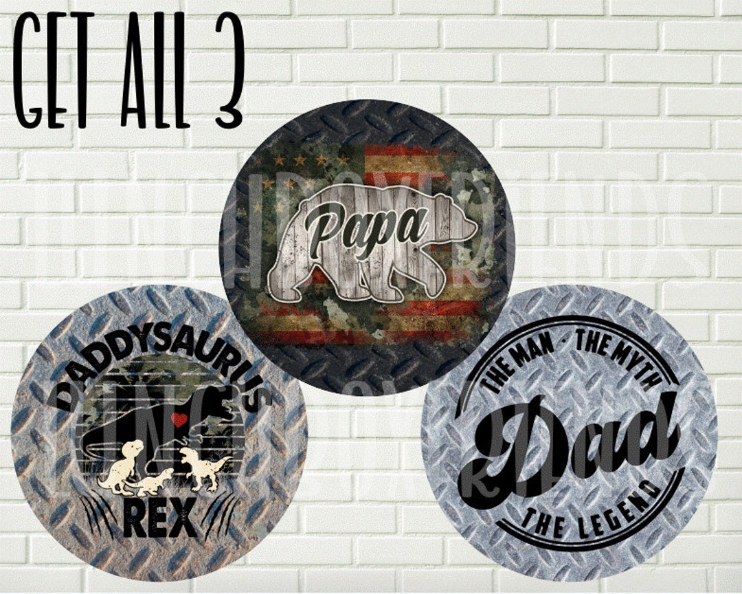 Father Coaster Bundle , Instant Download, Bundle Clipart, Fathers Day ...