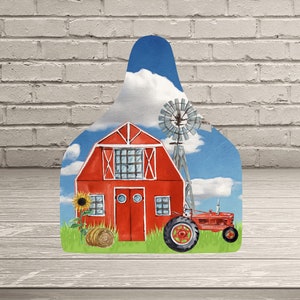 Red Barn Cattle Tag Digital Design , Instant Download, Farm Barn ...