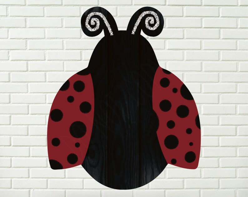 Ladybug Shape Digital Instant Download Sublimation Round - Etsy