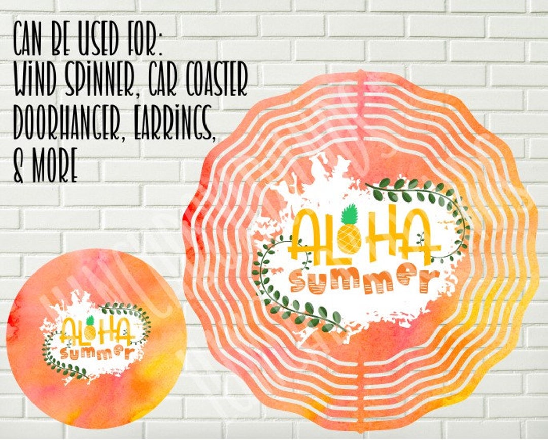 Wind Spinner Summer, Instant Download, Watercolor Clipart, Wind Spinner ...