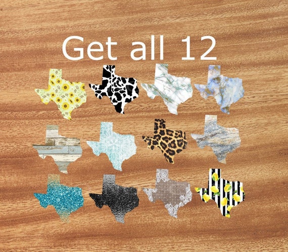Texas bundle Png Instant download Graphics Wallhanger | Etsy
