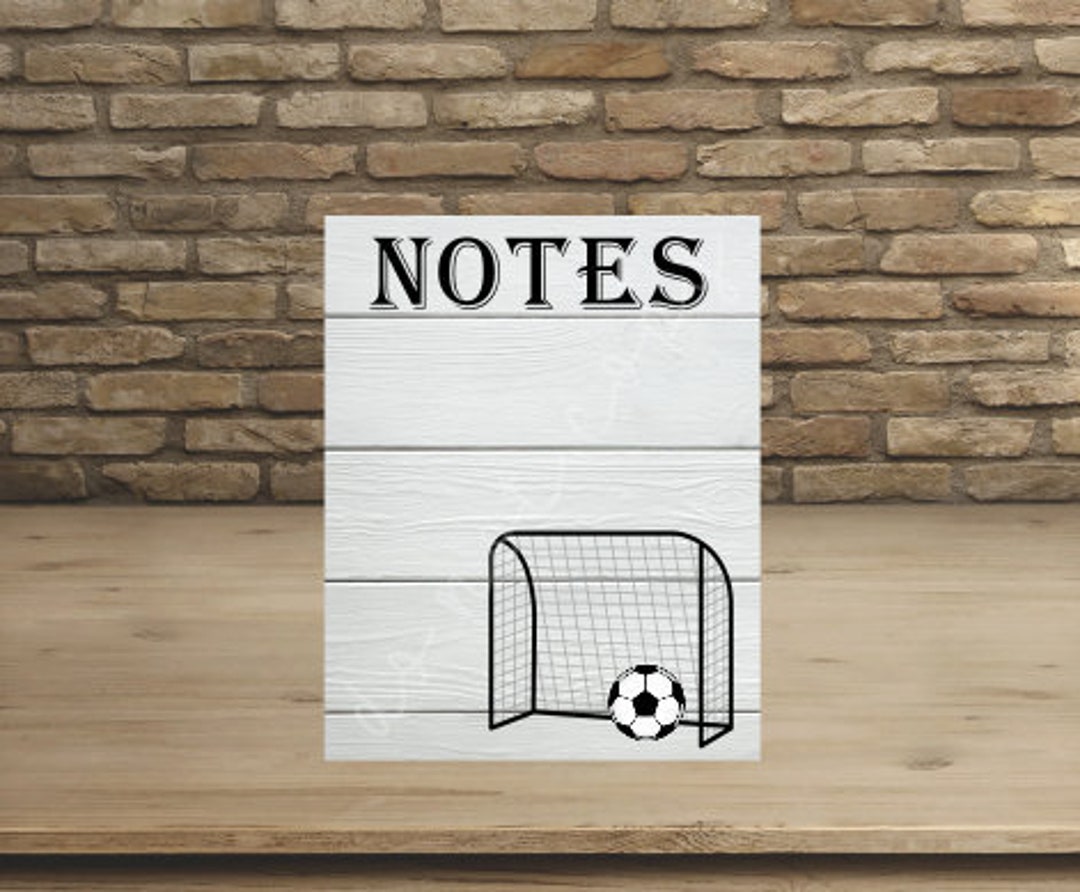 Soccer Note Board Png, Instant Download, Sublimation Graphics, Clipart ...