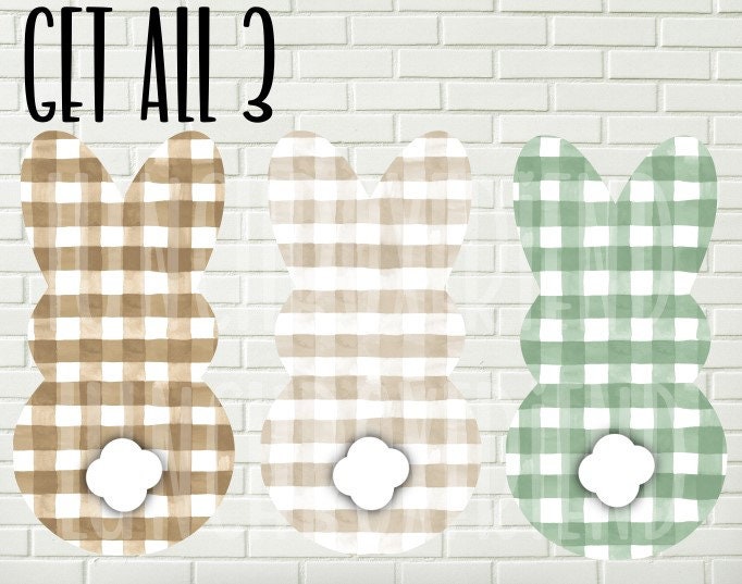 Plaid Pastel Peeps Bundle Instant Download Earring Clipart - Etsy