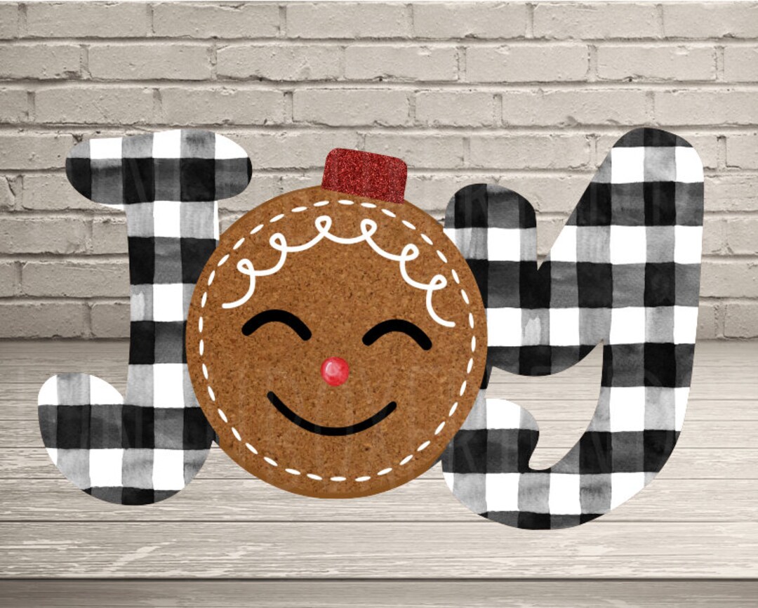 Gingerbread Joy Png, Png,instant Download, Clipart, Christmas ...