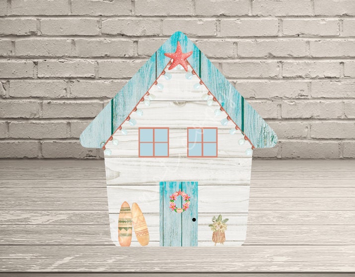 Beach House Digital ,instant Download, Beach Clipart, Beach Png, House ...