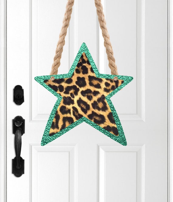 Leopard Teal Star Png Instant Download Clipart Star | Etsy
