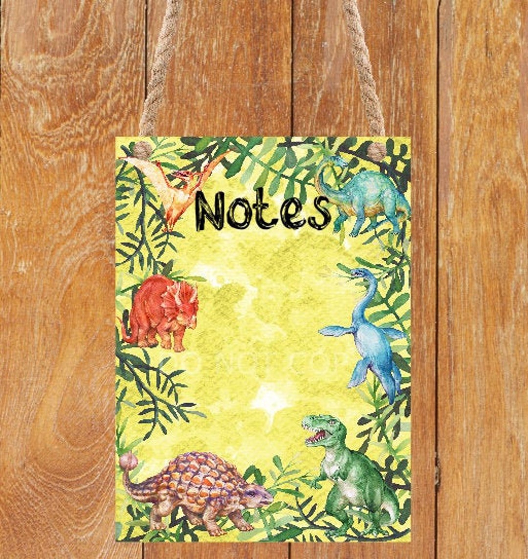 Dinosaur Notes Png, Instant Download, Sublimation Graphics, Clipart ...