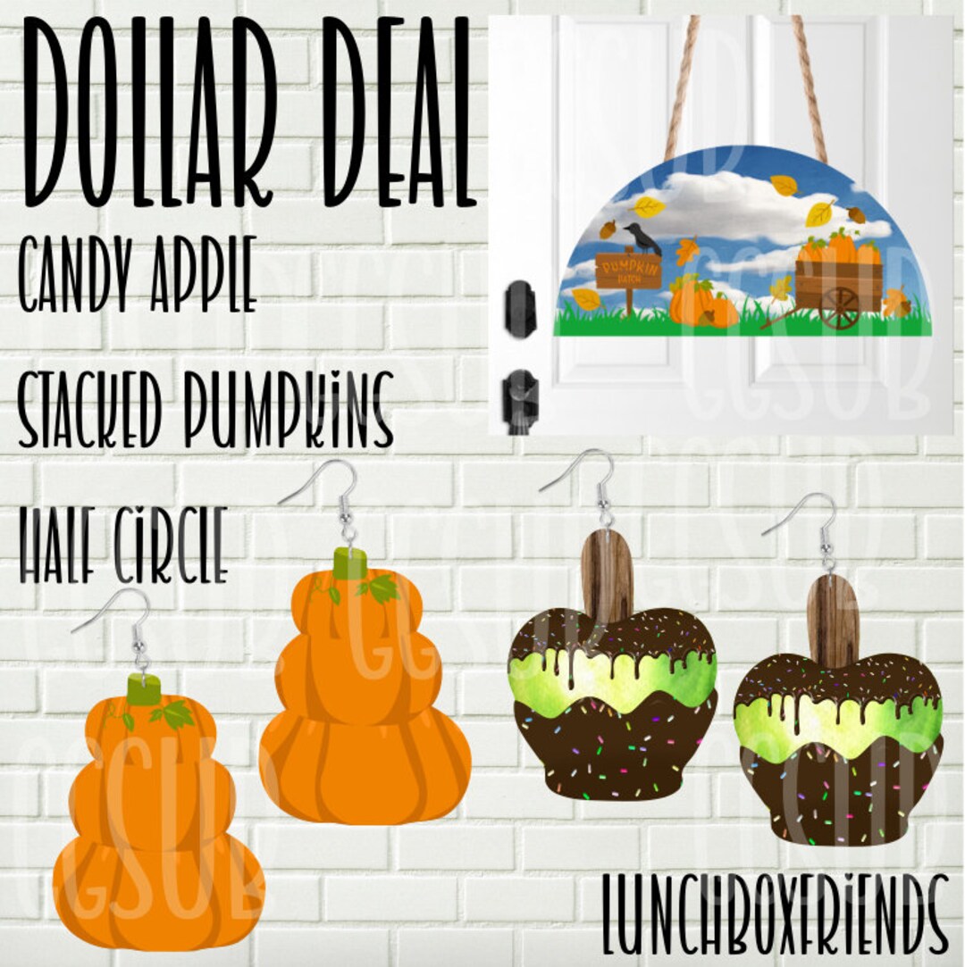 Fall Dollar Designs Bundle, Instant Download, Pumpkins Clipart ...