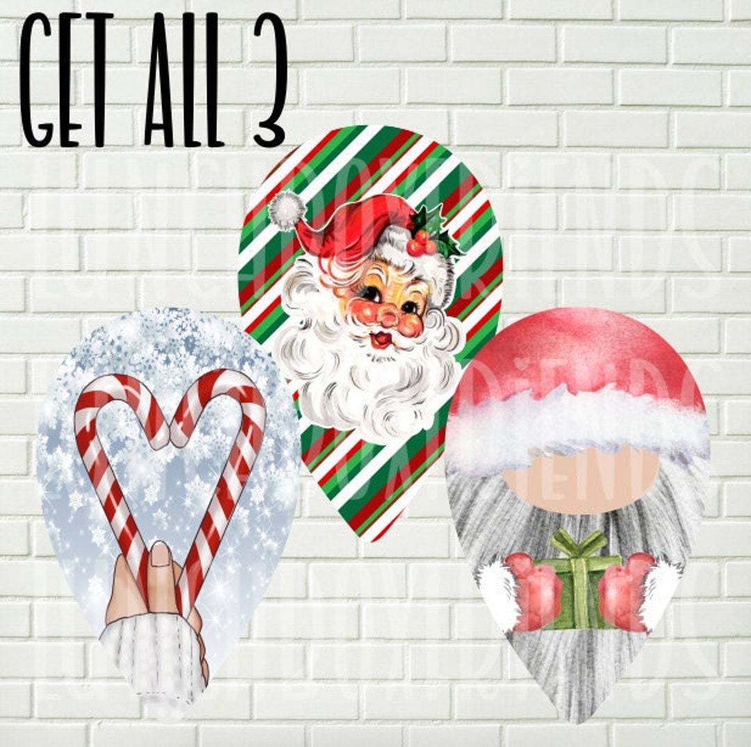 Christmas Upside Down Tear Drop Set Bundle , Instant Download, Bundle ...