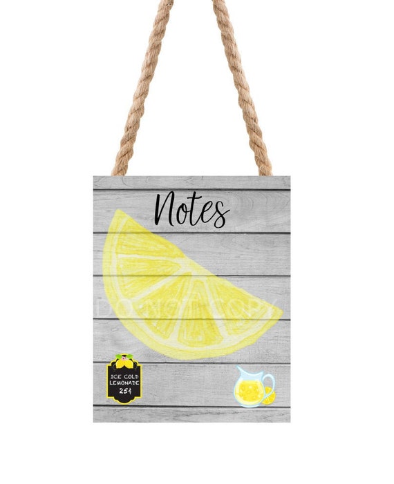 Lemon notes Png Instant download Sublimation Graphics | Etsy
