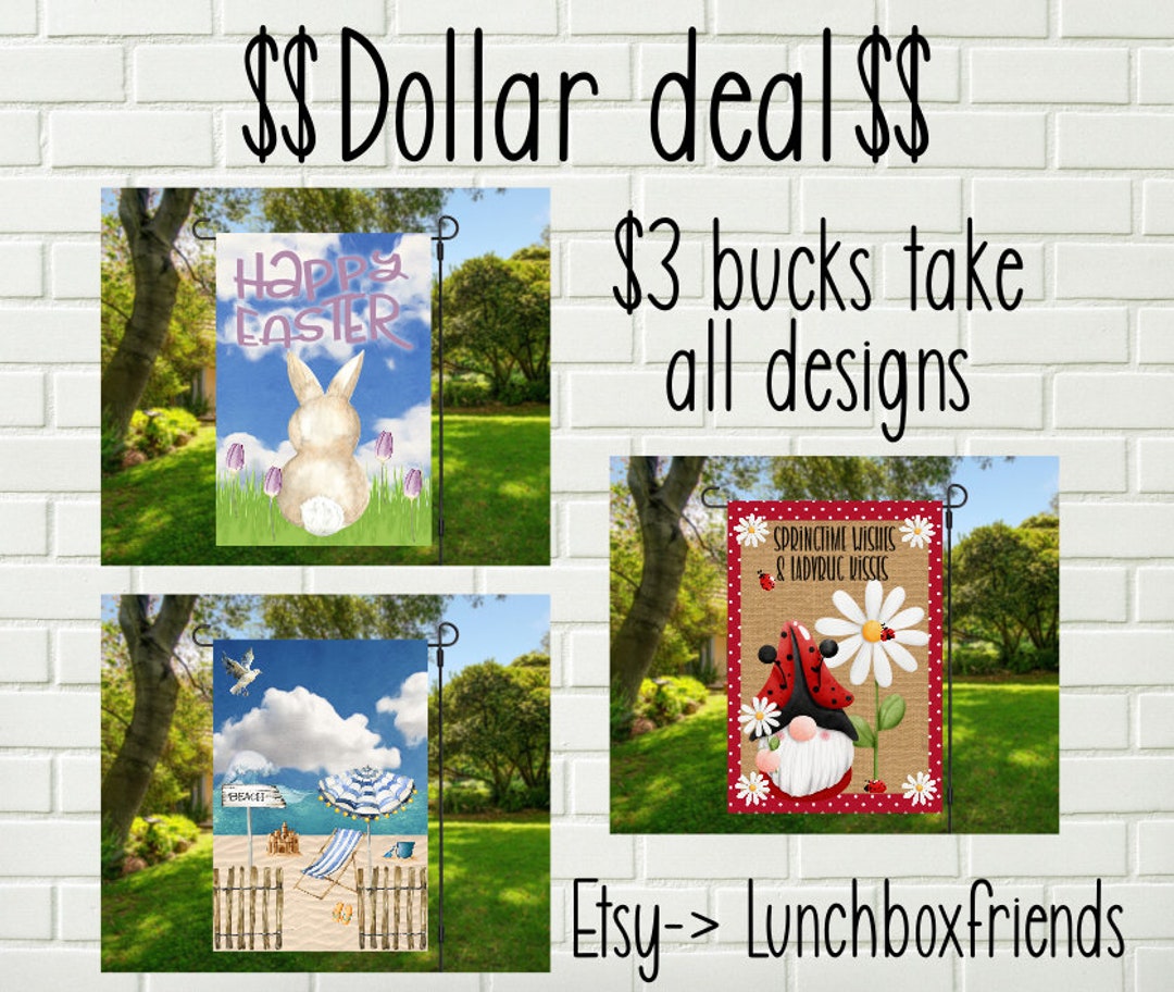 Dollar Deal Flags Digital Bundle , Instant Download, Flower Clipart ...