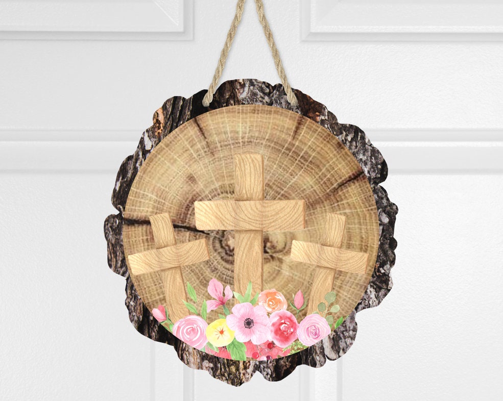 Cross Wood Slice Digital instant Download Cross Clipart - Etsy