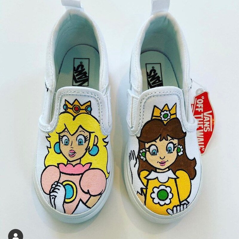 Princess Peach Shoes - Etsy