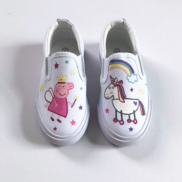 Peppa Pig Sneakers - Etsy