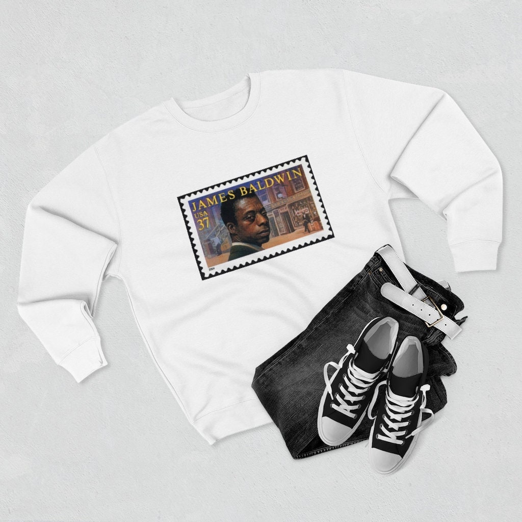 James Baldwin Shirt Postage Stamp Designer Sweatshirt - Etsy