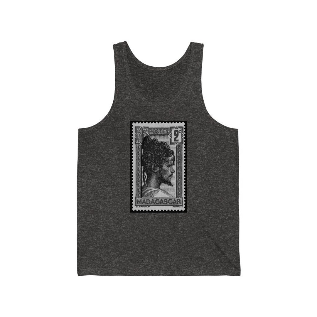 Madagascar Postage Stamp Tank Top: Unisex Jersey Fashion - Etsy