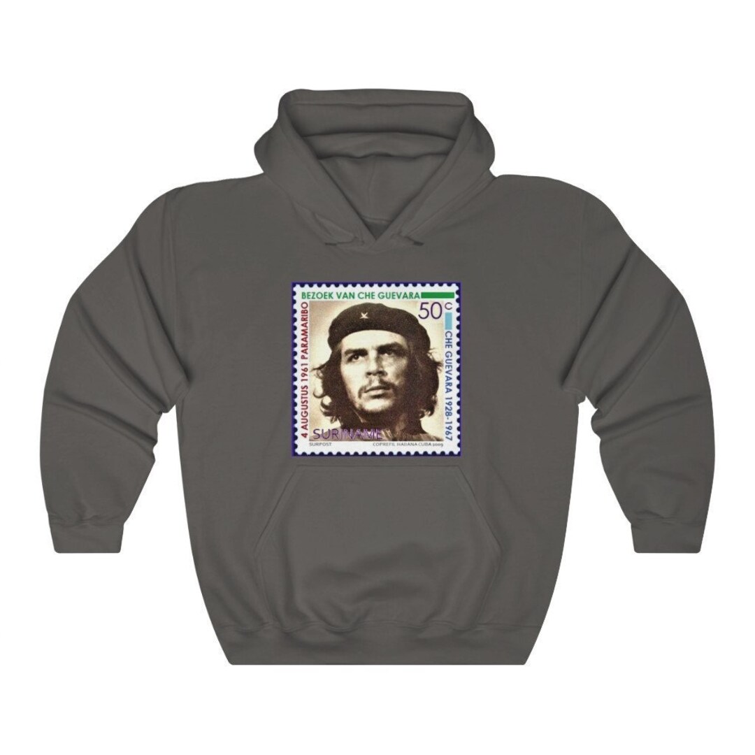 Che Guevara, Designer Hoodie, Postage Stamp Art Hoodie, Unisex Designer ...